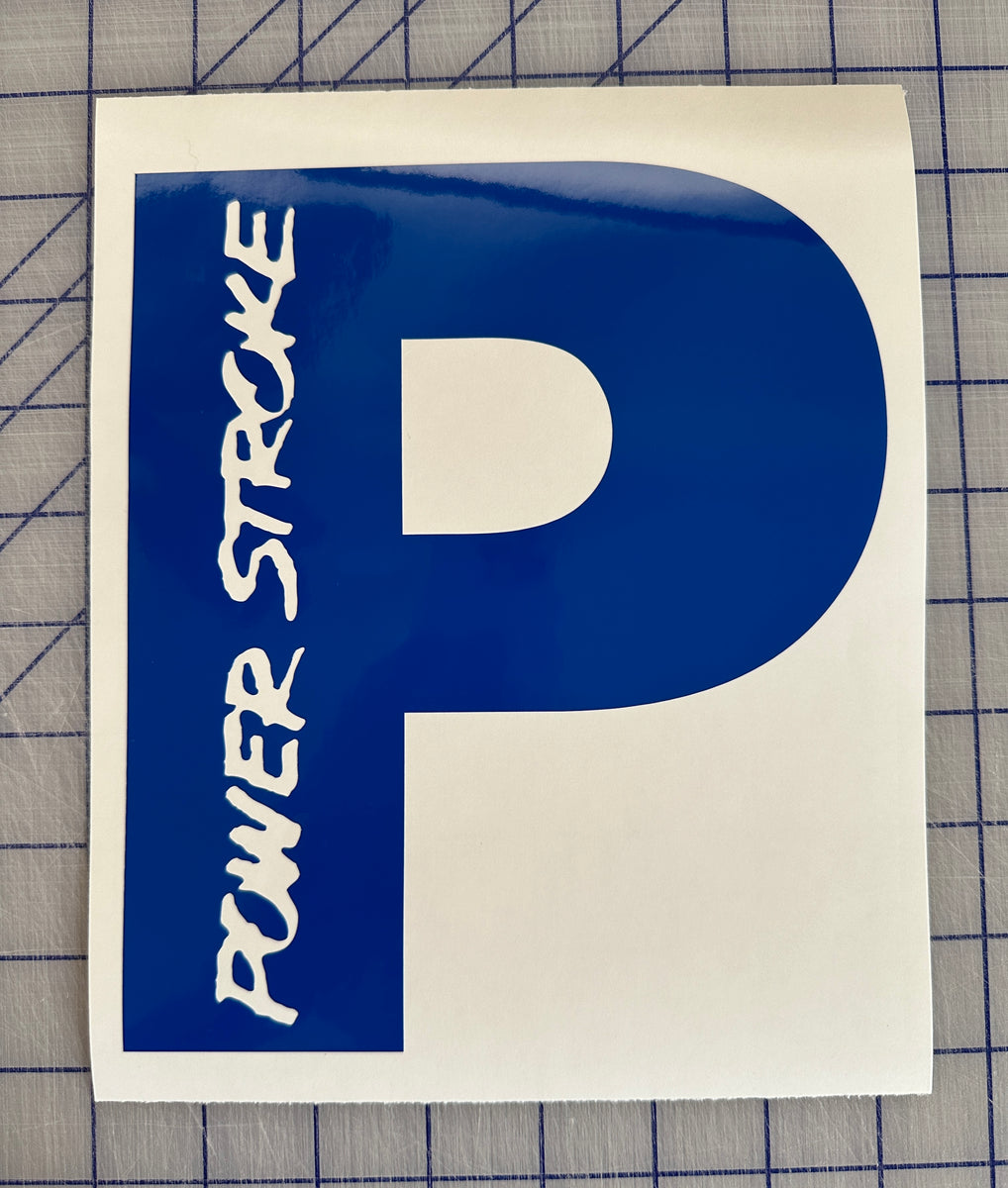 Power Stroke Diesel Decal Custom Vinyl truck window sticker ...