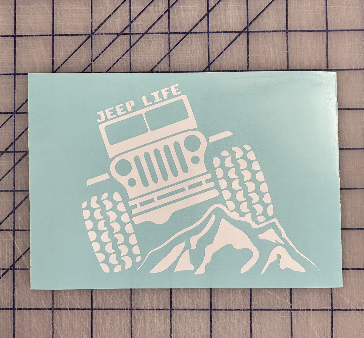 Jeep Life Decal Off Roading custom vinyl car truck window sticker ...