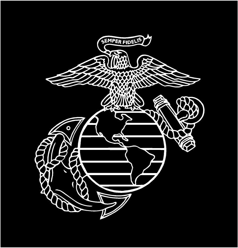 USMC EGA decal USMC car decal Marine decal Custom Vinyl Decal Diecut ...