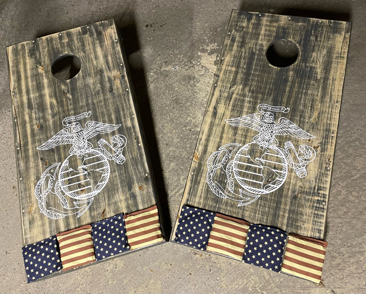 USMC EGA Cornhole Board Decals set of 2 – CustomVinylDecals4U