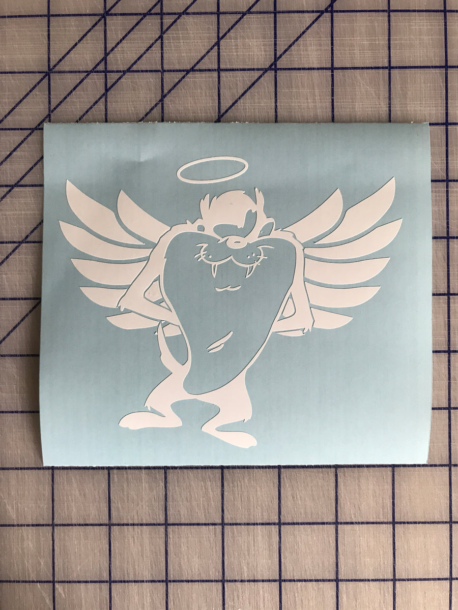 Angel Tazmanian Devil Decal Custom Vinyl car truck window sticker ...