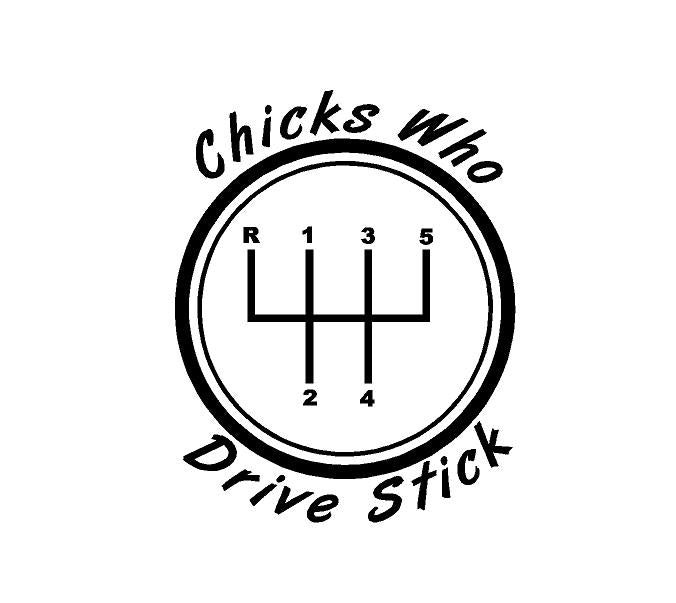 Girls Who Drive Stick Decal Custom Vinyl car truck window sticker ...