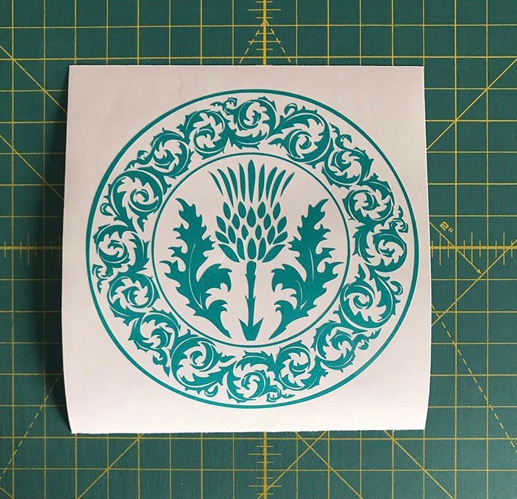 Celtic Thistle Scotland Heritage Custom vinyl decal sticker ...