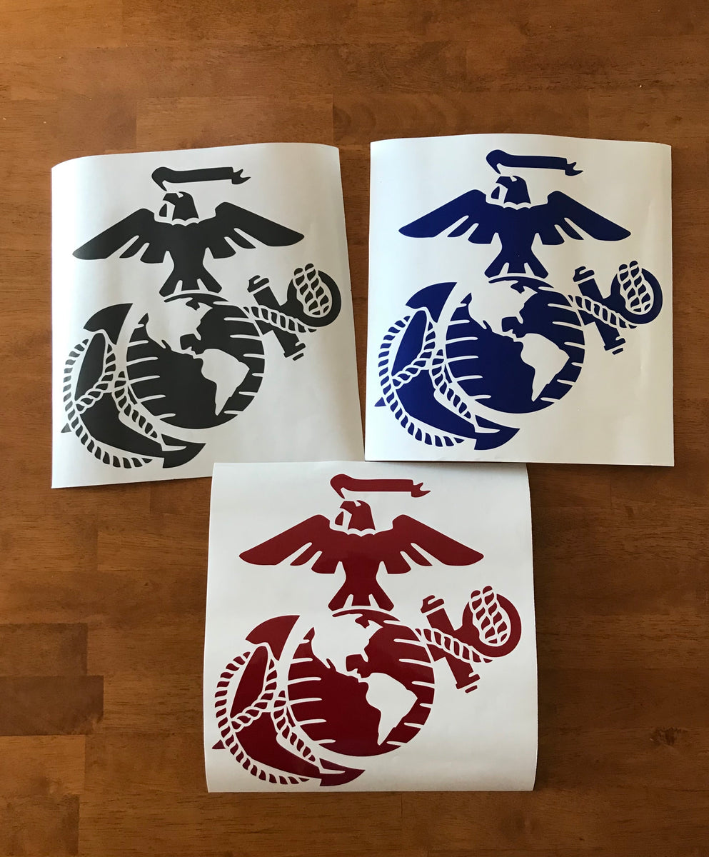 USMC EGA decal USMC car decal Marine decal Custom Vinyl Decal Diecut ...