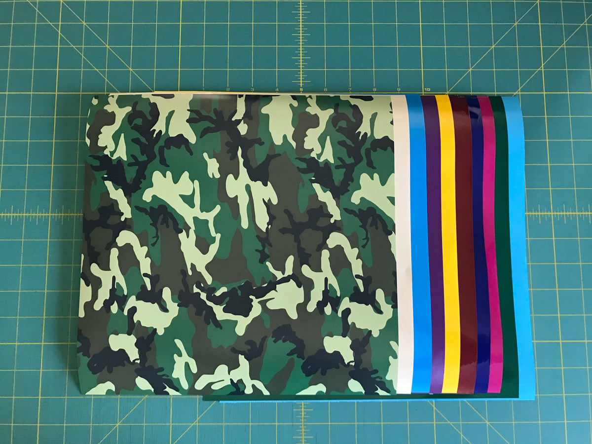 10 Sheets 12" x 12" Vinyl for Cricut and Silhouette Cameo crafters ...