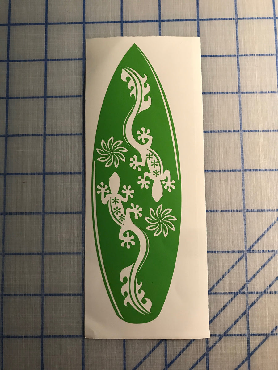 Surfboard Decal Custom Vinyl car truck window laptop sticker ...