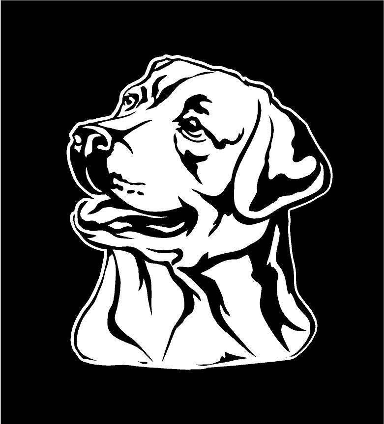 Labrador Retriever Dog Decal Custom Vinyl car truck window lab sticker ...