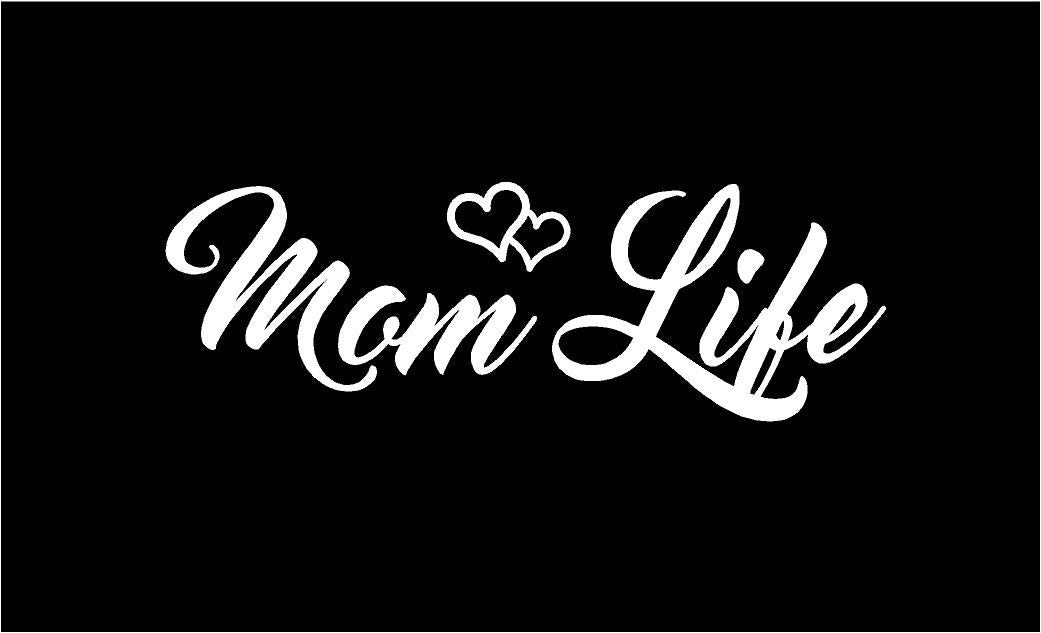 Mom life car decal store