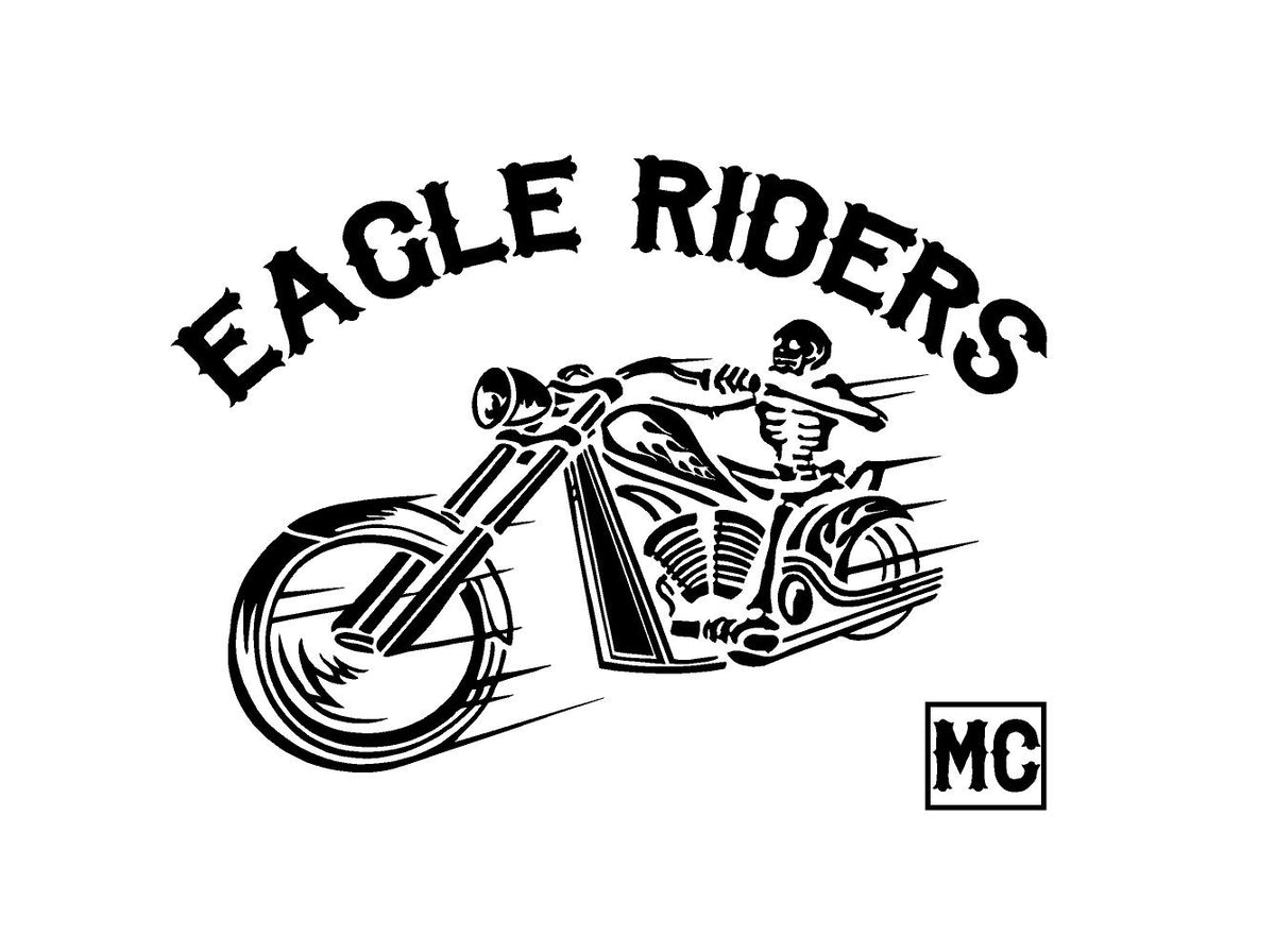 Motorcycle Club Decal Custom Vinyl Car Truck Window Customizable Stick ...