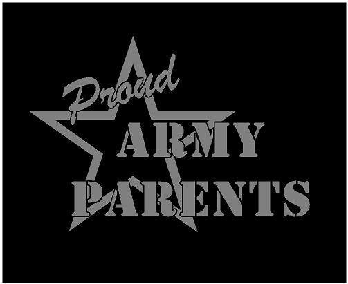 Proud Parent US Army Soldier Decal Custom Vinyl car truck window stick ...