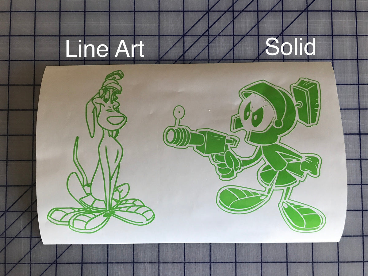 Marvin the Martian decals Vinyl Custom Car Sticker – CustomVinylDecals4U