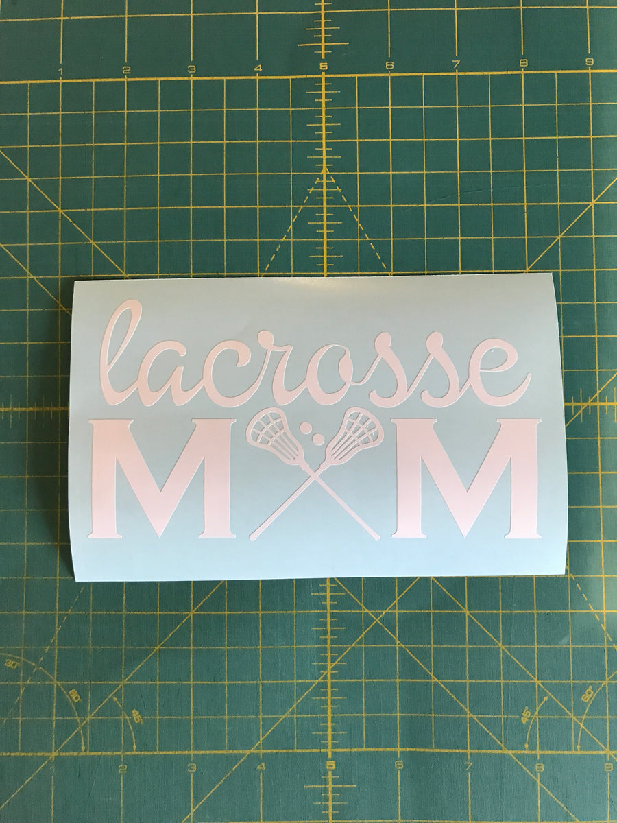 Lacrosse Mom Decal Custom Vinyl Car Truck Window Sports Sticker ...