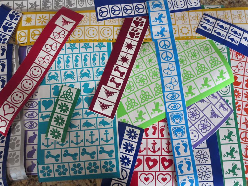 Mini Decals set of 8 Assorted Custom Craft Project Cell phone Stickers ...